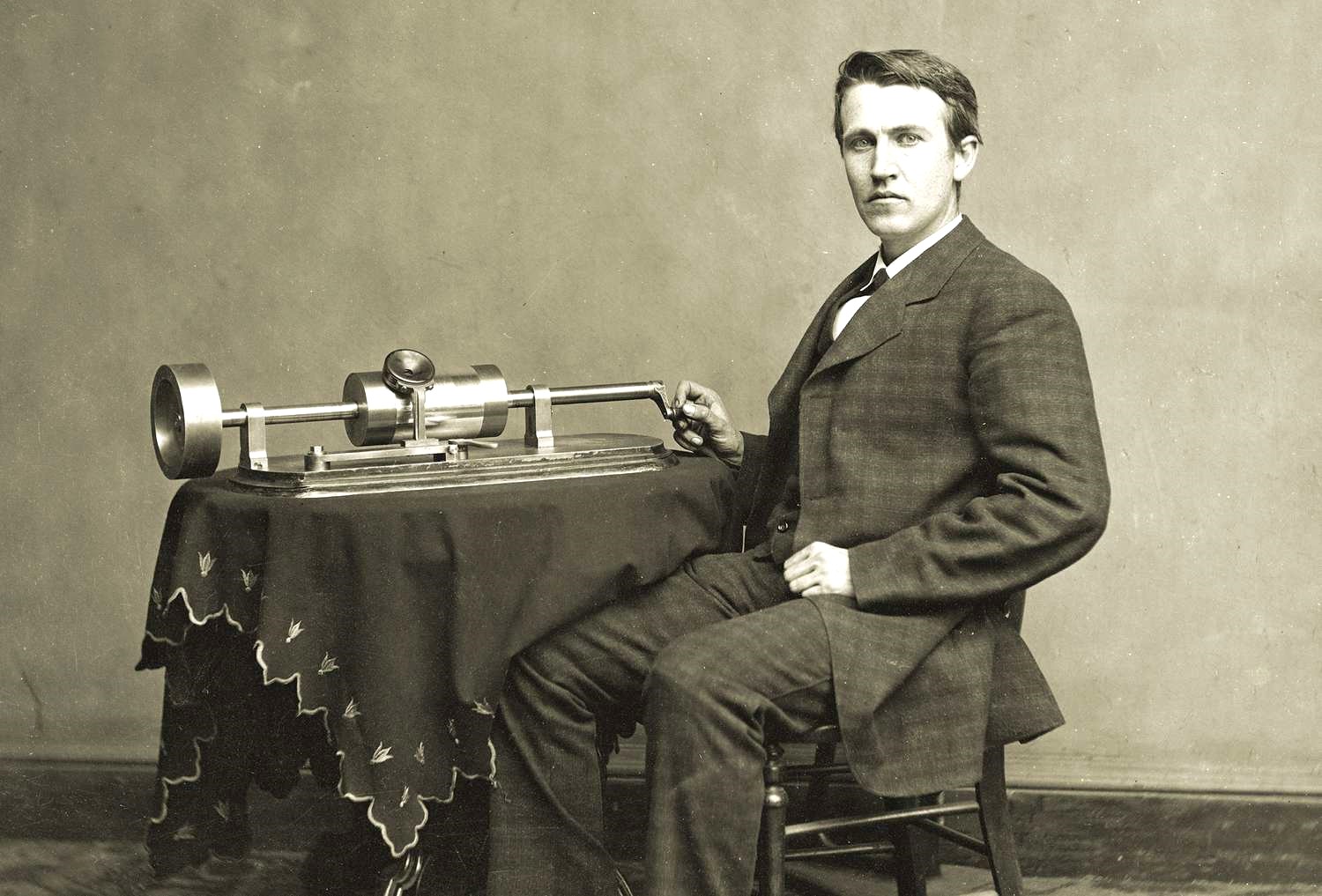 Mr. Edison’s talking machine, it really talked! - Farmers Weekly Review