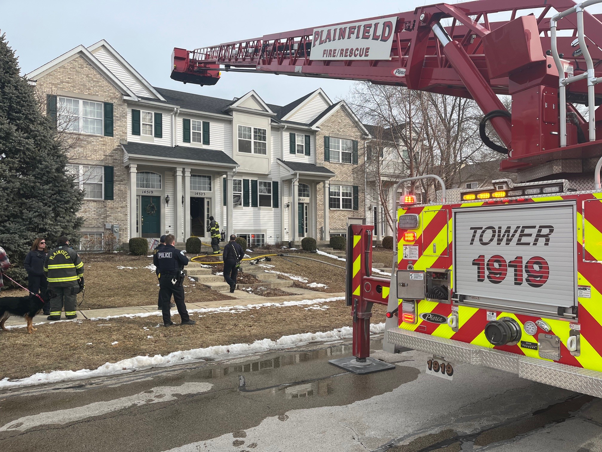 No Injuries in Plainfield Townhouse Fire - Farmers Weekly Review